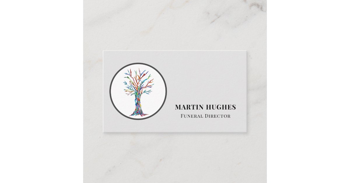 Funeral Director Business Card | Zazzle