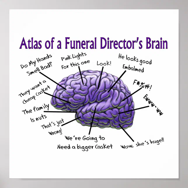 Funeral Director/Mortician Funny Poster | Zazzle