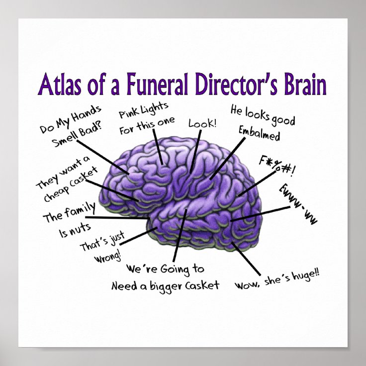 Funeral Director/Mortician Funny Poster | Zazzle