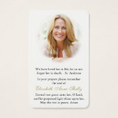 Funeral Guardian Angels Prayer Sympathy Cards | Zazzle