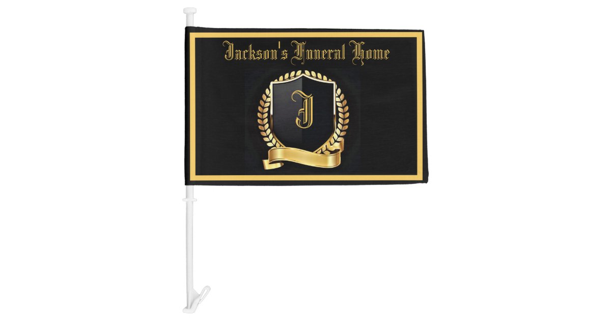 Funeral Home Car Flag | Zazzle