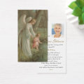 Funeral Loss Angel Of Heaven Prayer Sympathy Cards | Zazzle