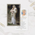 Funeral Loss Blessed Mother Prayer Sympathy Cards | Zazzle