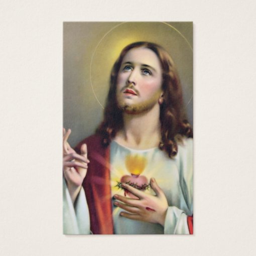 Funeral Loss Heart Jesus Prayer Sympathy Cards | Zazzle