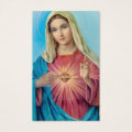 Funeral Loss Heart Mary Prayer Sympathy Cards | Zazzle
