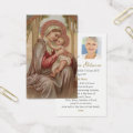 Funeral Loss Mother Mary Prayer Sympathy Cards | Zazzle