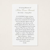 Funeral Loss St Anthony Prayer Sympathy Cards | Zazzle
