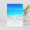 Funeral Memorial Ocean Sea Scene Photo Invitation | Zazzle