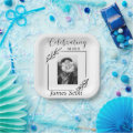 Funeral / Memorial personalized paper plate | Zazzle