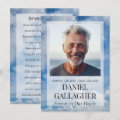 Funeral Memorial Photo Remember Me Prayer Card | Zazzle