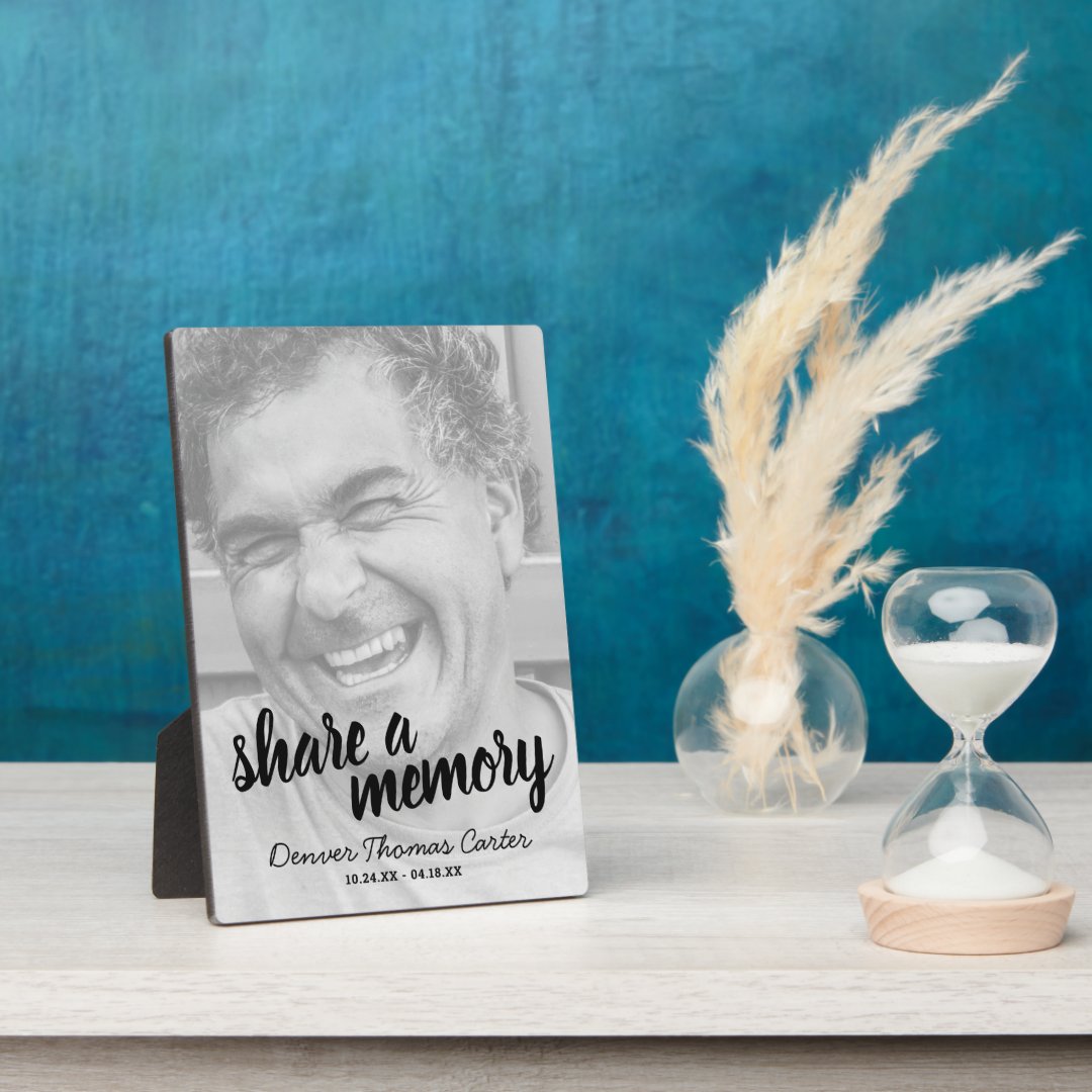 Funeral Memorial Plaque | Zazzle