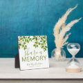 Funeral Memory Table | Share a Memory Plaque | Zazzle