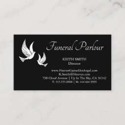 Funeral Parlor | Funeral Director Business Card | Zazzle