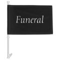 Funeral Procession Car Flag | Zazzle