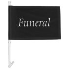 Funeral Procession Car Flag | Zazzle