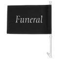 Funeral Procession Car Flag | Zazzle