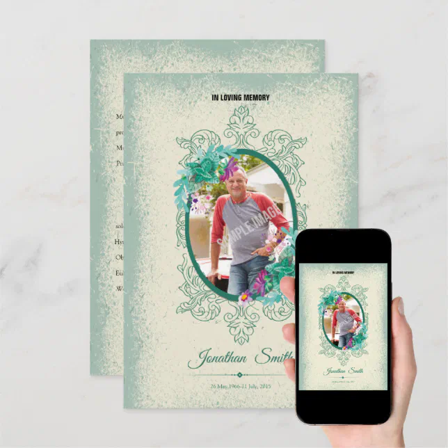 Funeral Program Card | Zazzle