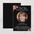 Funeral Sympathy Memorial Remembrance Thank You Card | Zazzle