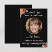 Funeral Sympathy Memorial Remembrance Thank You Card | Zazzle