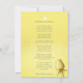 Funeral yellow rose photo remembrance poem | Zazzle