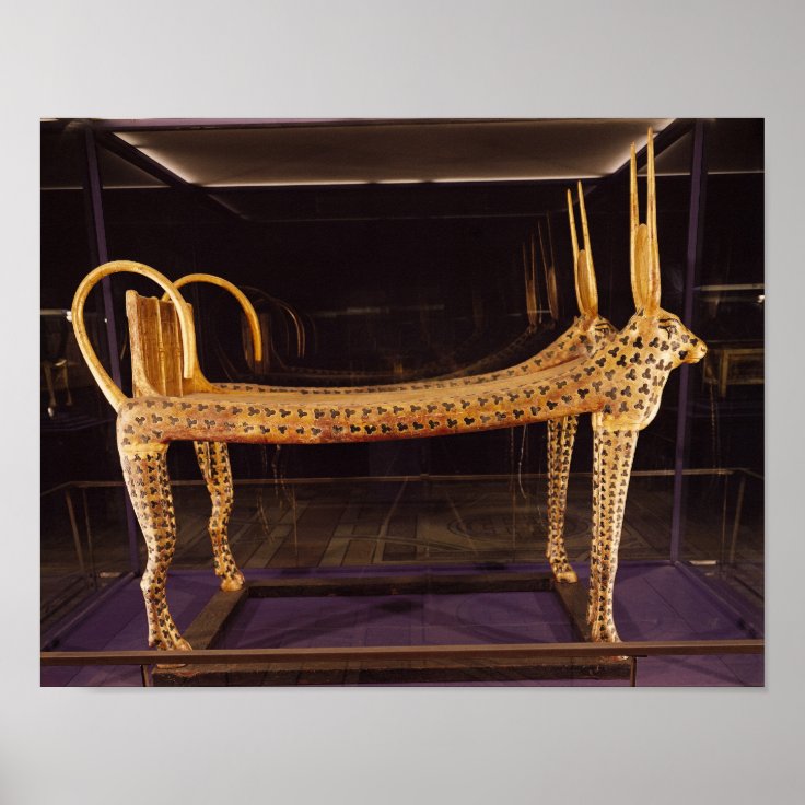 Funerary bed in the form of the sacred cow poster | Zazzle