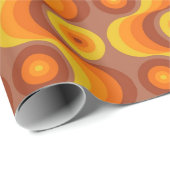 Funky 70s Patterened Wrapping Paper | Zazzle