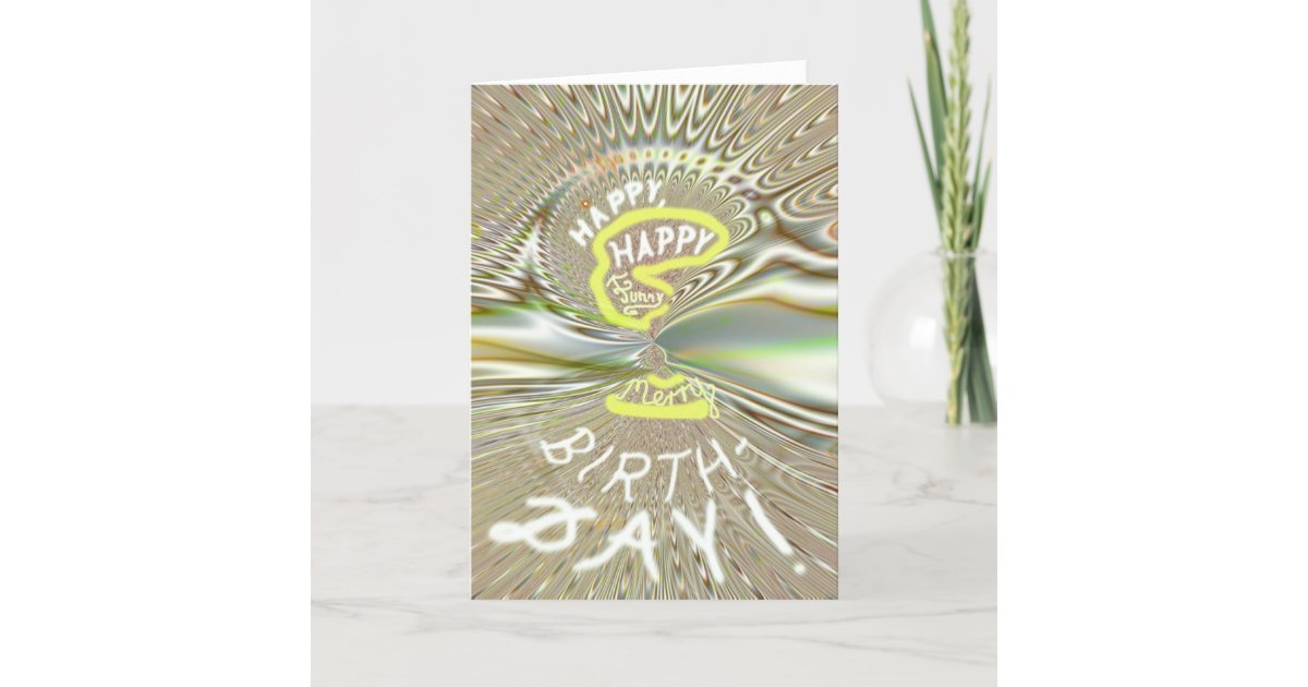 Funky-birthday card | Zazzle