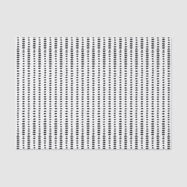 Funky, Black & White Abstract Pattern Tissue Paper | Zazzle