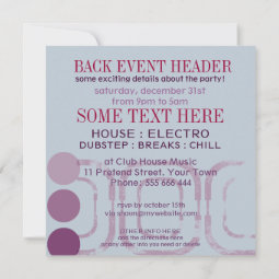 Funky Club DJ Dance Party w/ Photos Invitations | Zazzle