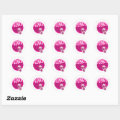 Funky Disco Classic Round Sticker | Zazzle