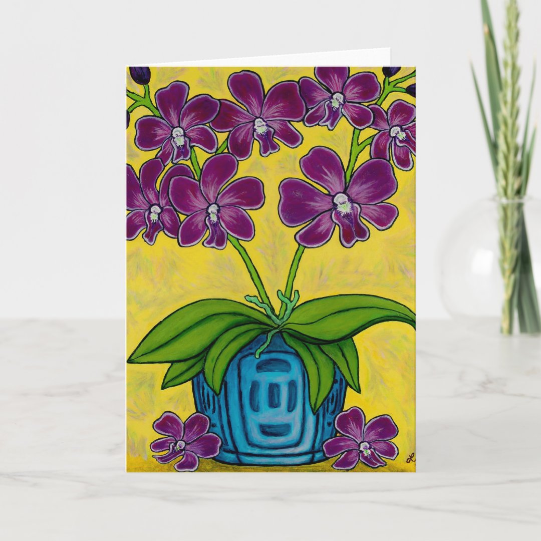 Funky Floral Greeting Cards | Zazzle