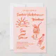 Funky Hand Drawn Scribble Retro Bachelorette Party Invitation | Zazzle