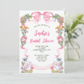 Funky Hand Drawn Scribble Retro Bridal Shower Invitation | Zazzle