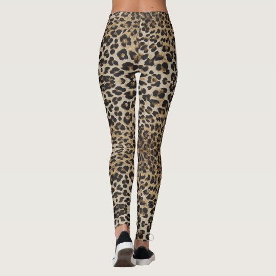 Funky Leopard Print Leggings | Zazzle.com