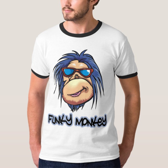 Funky Monkey t-shirt | Zazzle.com
