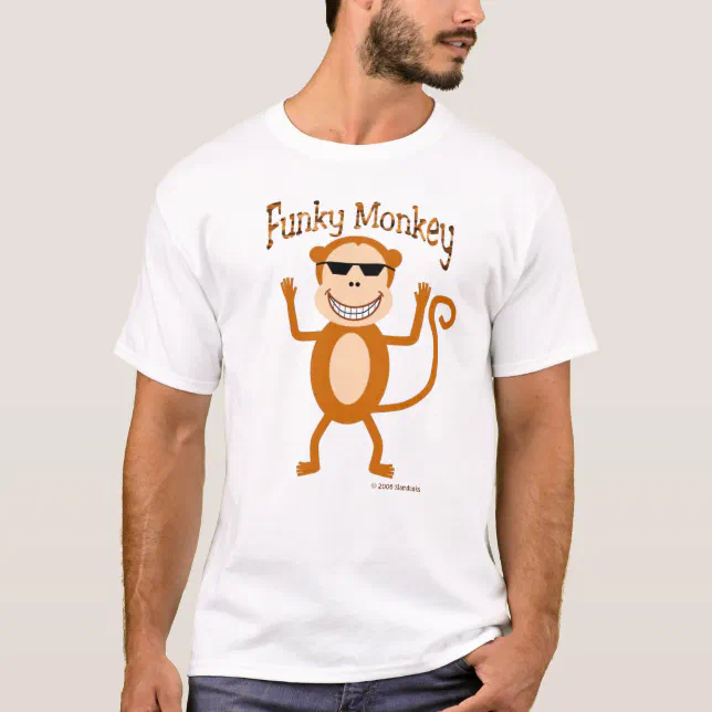 Funky Monkey T-shirt | Zazzle