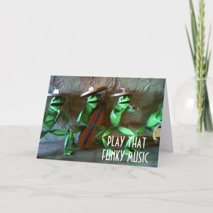 FUNKY MUSIC FOR YOUR **40th BIRTHDAY** Card | Zazzle