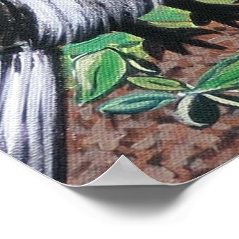 Funky Owls Acrylic Art Poster | Zazzle