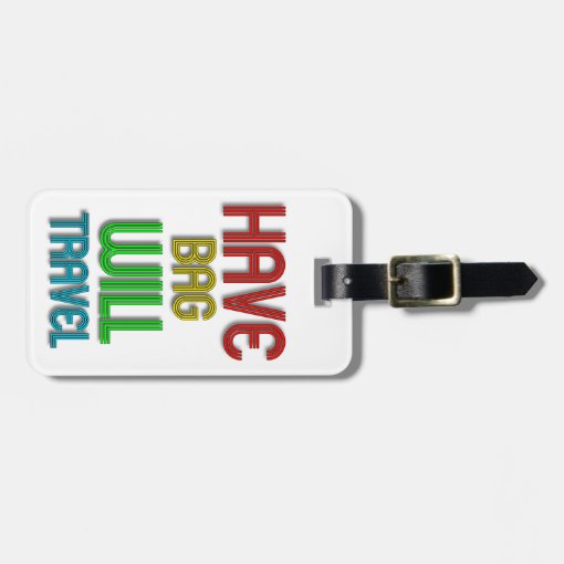 Funky Personalized Airplane Luggage Tag | Zazzle