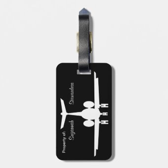 Funky Personalized Airplane Luggage Tag | Zazzle