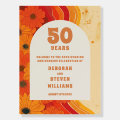Funky Retro 50th Wedding Anniversary Welcome Sign | Zazzle