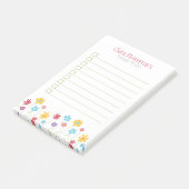 Funky Spring Flowers To Do List Post-it Notes | Zazzle