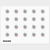 Funny Сhemistry Science Pun Square Sticker | Zazzle