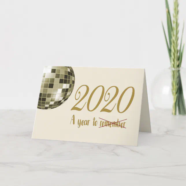 Funny 2020 a Year to Remember New Year Holiday Card | Zazzle