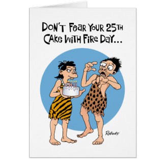 Funny 25th Birthday Cards - Greeting & Photo Cards | Zazzle