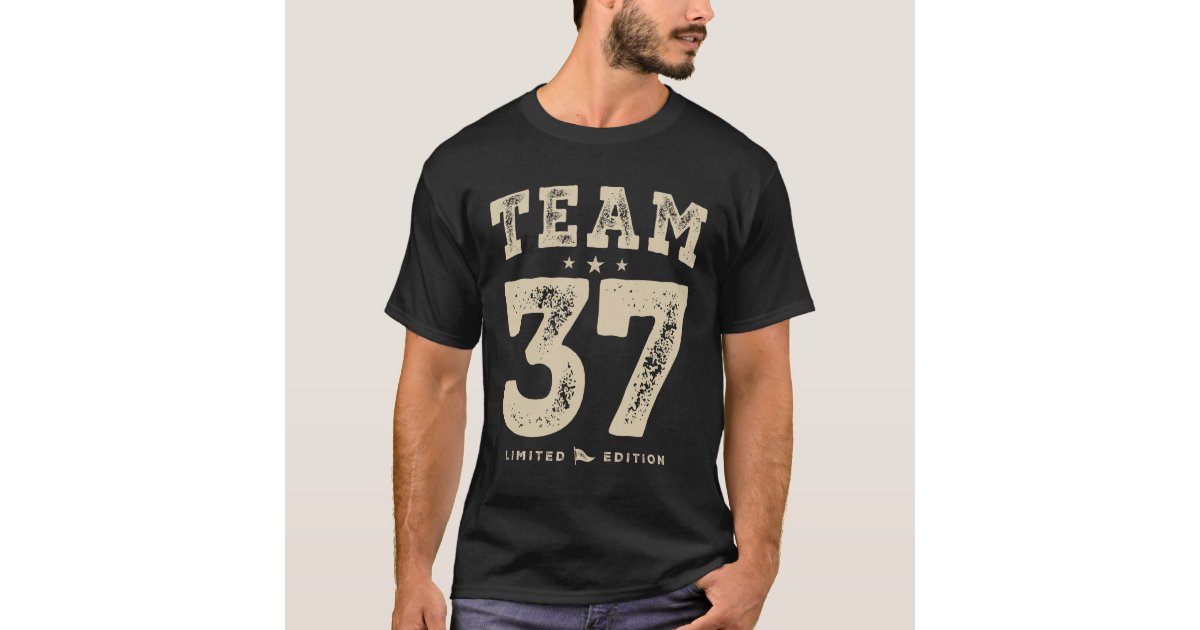 Funny 37th Birthday Age 37 Years Old T-Shirt | Zazzle