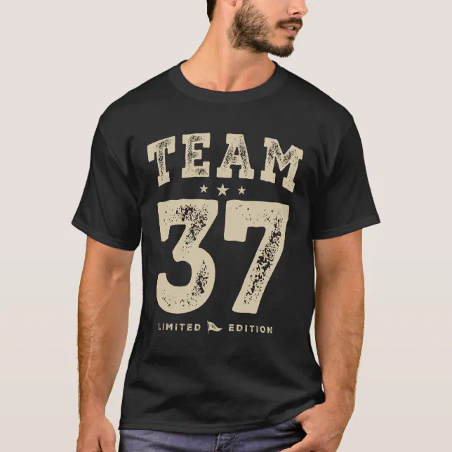 Funny 37th Birthday Age 37 Years Old T-Shirt | Zazzle