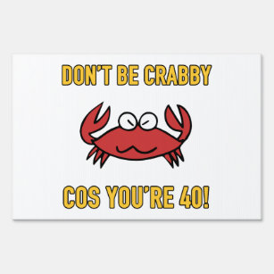 40th Birthday Yard & Lawn Signs | Zazzle