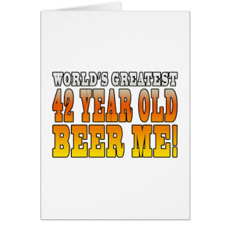 Funny 42nd Birthday Cards | Zazzle