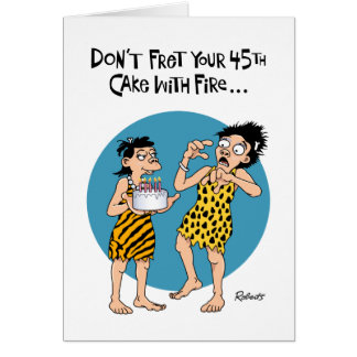 Funny 45th Birthday Cards - Greeting & Photo Cards | Zazzle